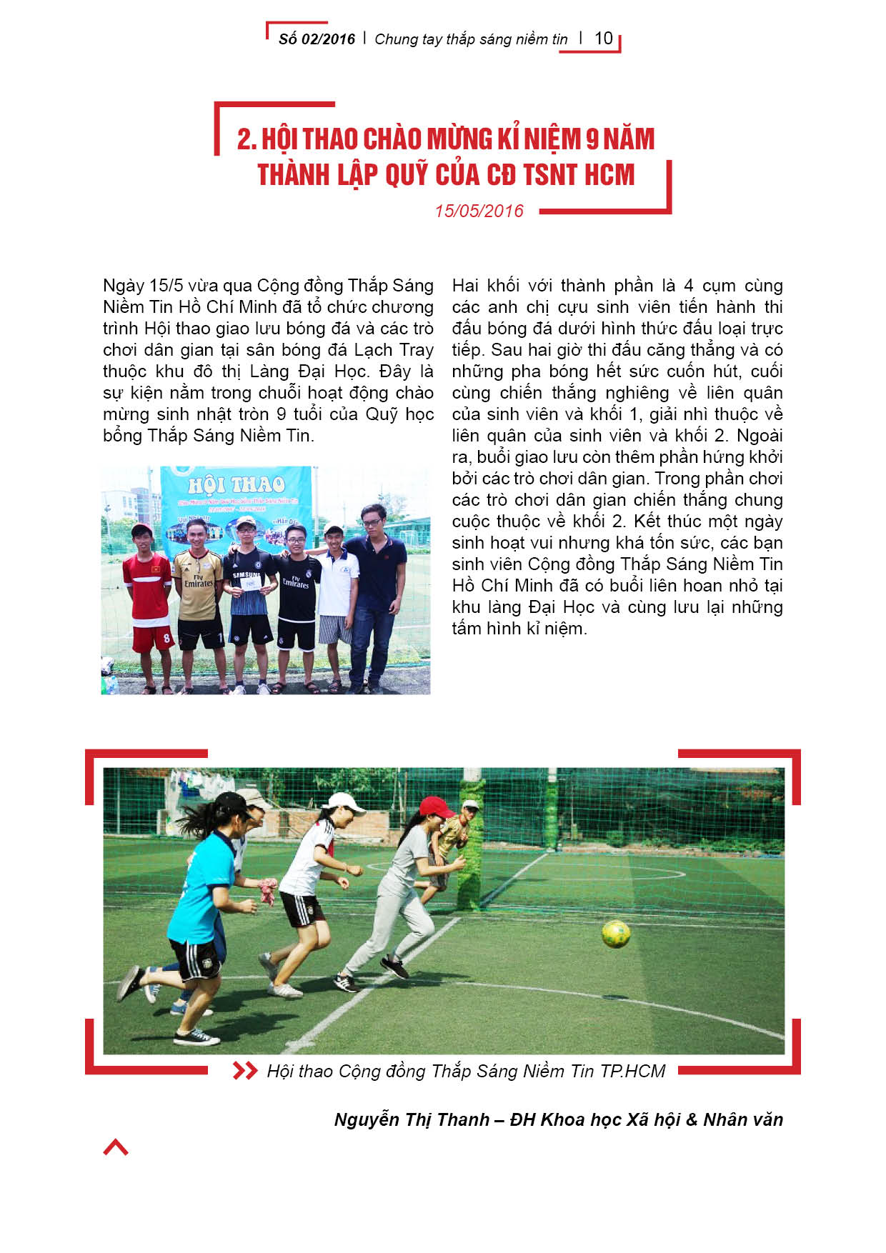 Quỹ Học Bổng Thắp Sáng Niềm Tin